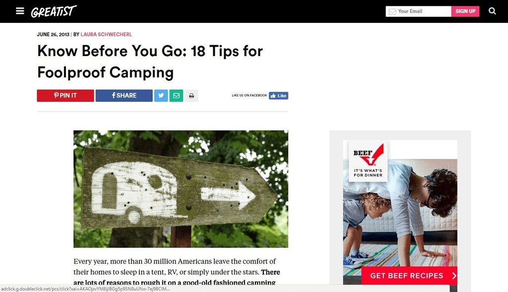 30 Best Articles On Camping Tips From The Experts